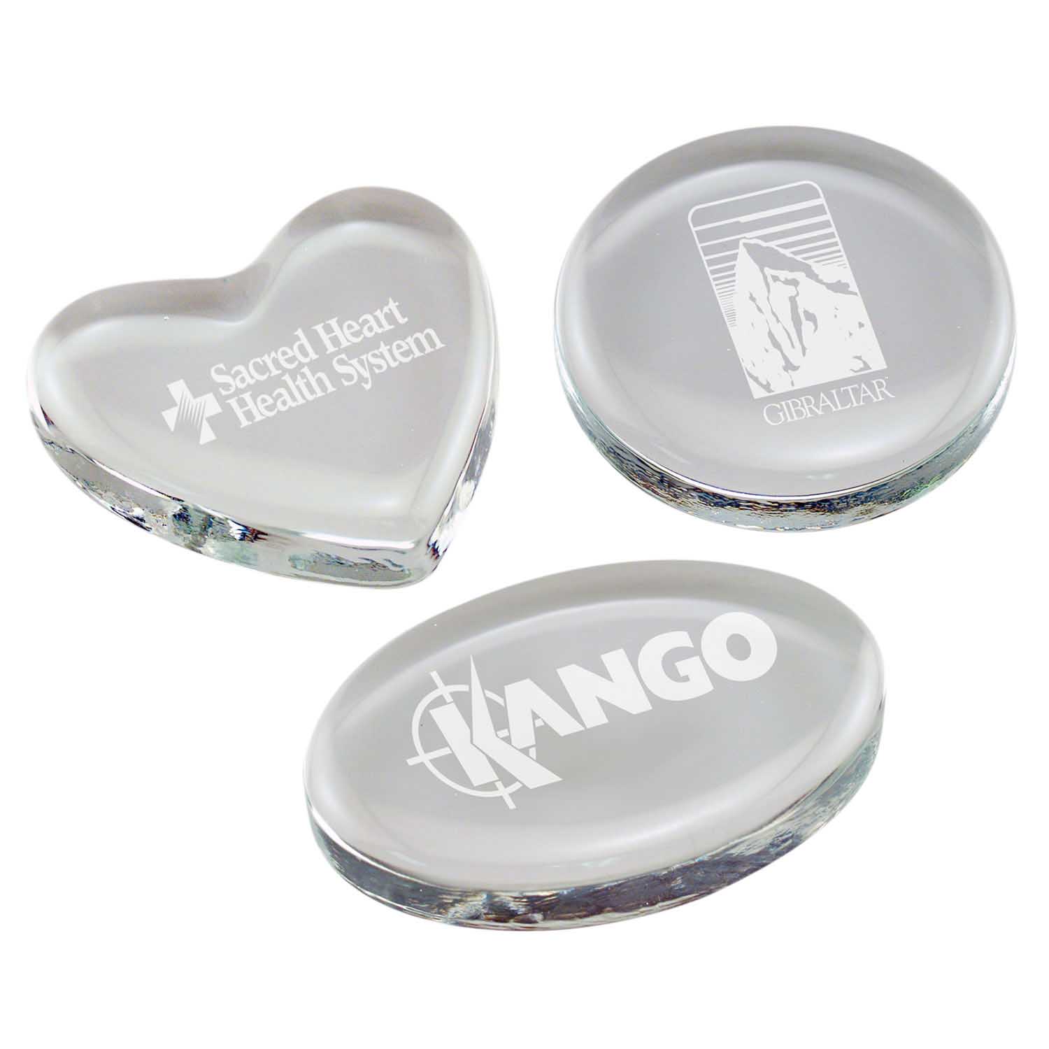 PaperweightsGPW, Glass Paperweight - Engraved,