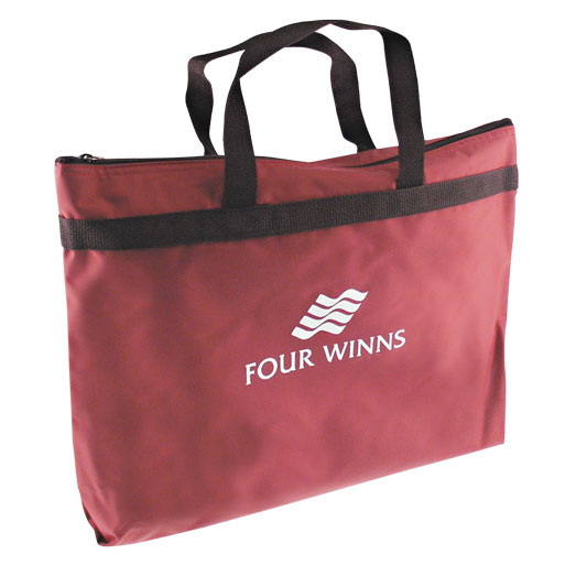 Tote BagsZT600PV, 600 Denier Zippered Tote,